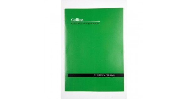 Collins Analysis Book 'A24' Series 12 Money Column A4