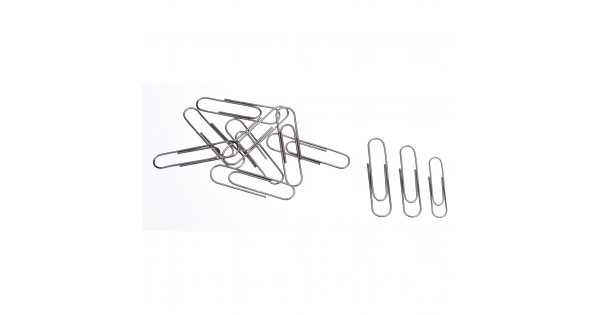 Paper clips Esselte 33mm Large Round PK100 -Box of 10