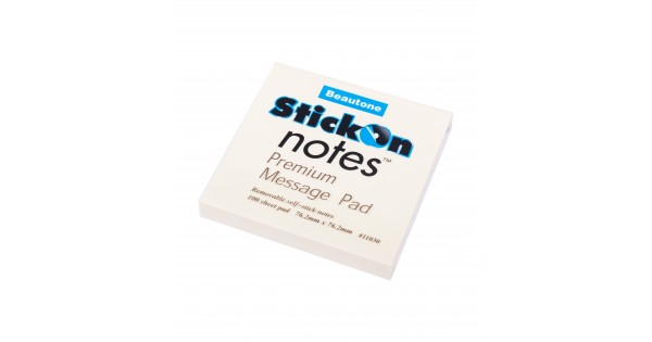Stick On Notes BEAUTONE 76X76 Yellow -Pack 12