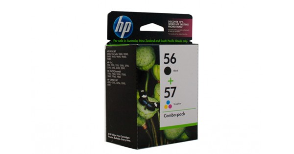 HP No.56 & No.57 Combo Pack (C6656AA & C6657AA) - black 450 pages and ...