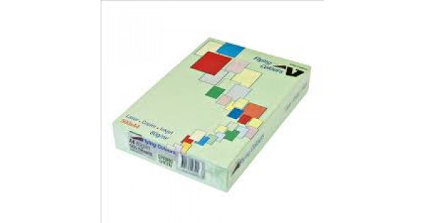 Copy Paper Flying Cols A4 Pastel Green Pk 500