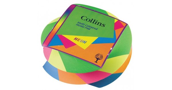 Memo block collins neon swirl