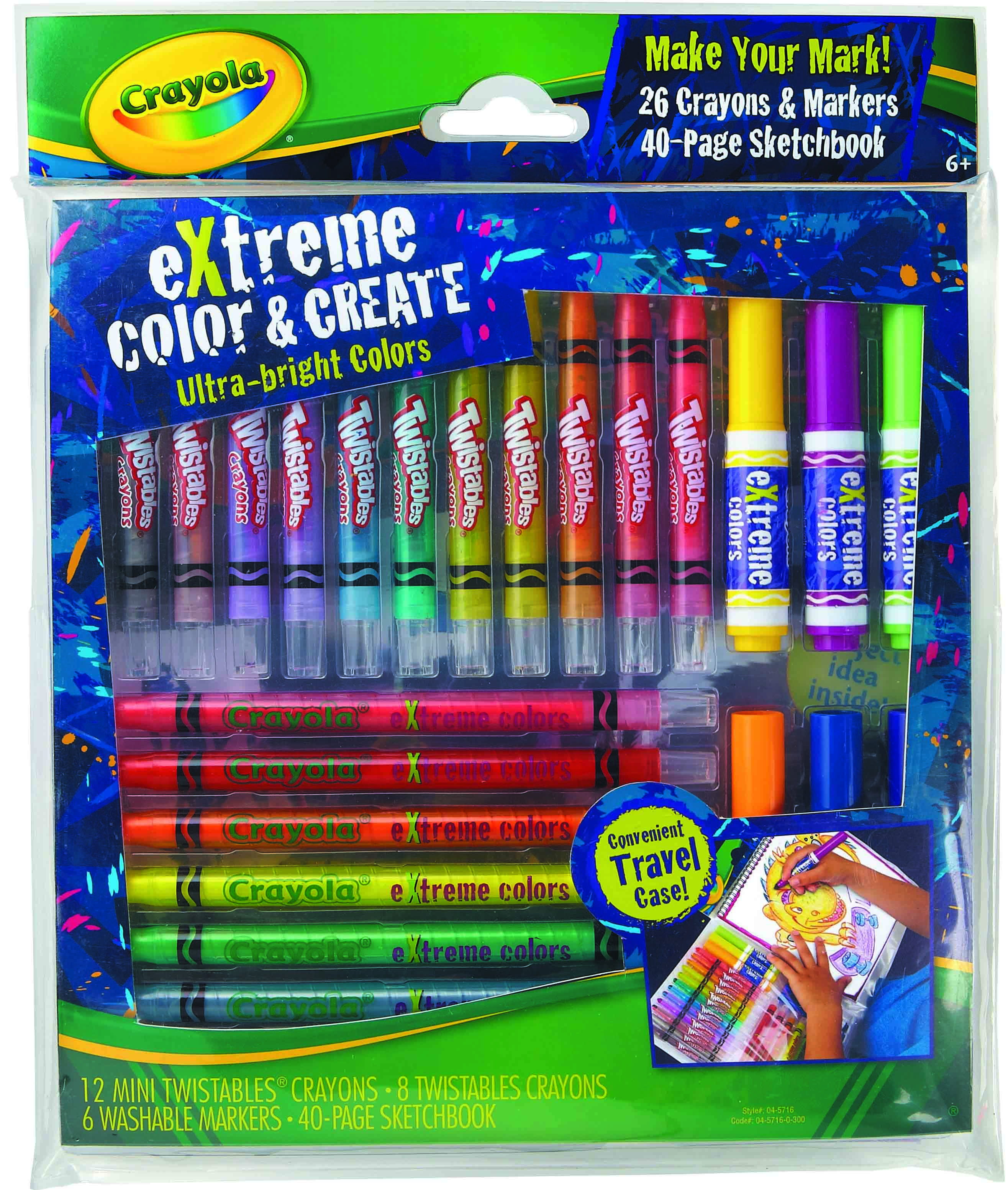 Crayola extreme color & create set