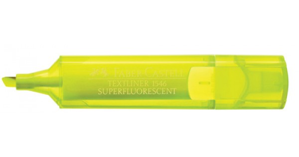 Highlighter faber textliner frosted yellow bx 10