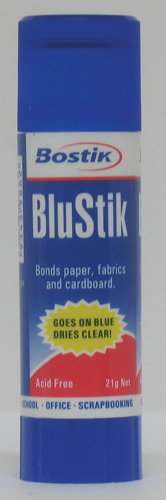 Glue bostik blu stick 35gm pk 10