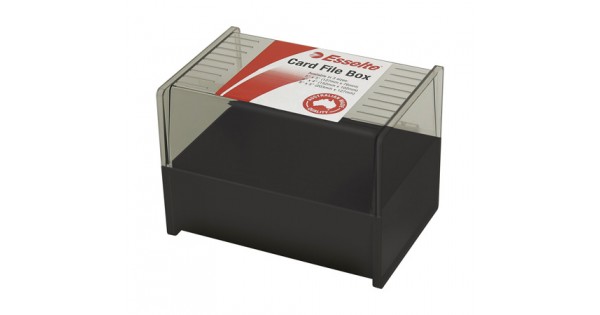 System card box sws esselte 6x4 black