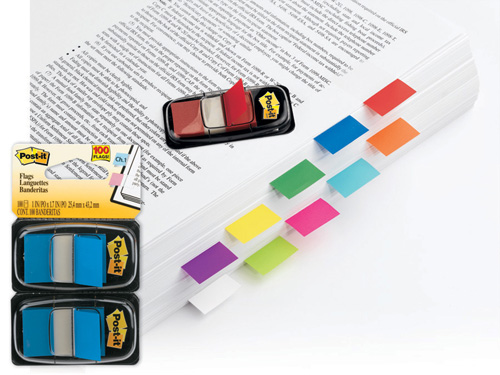 Post- it flags 680-rd2 red twin pack