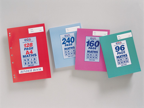 Grid book gns 5mm 160pg sewn