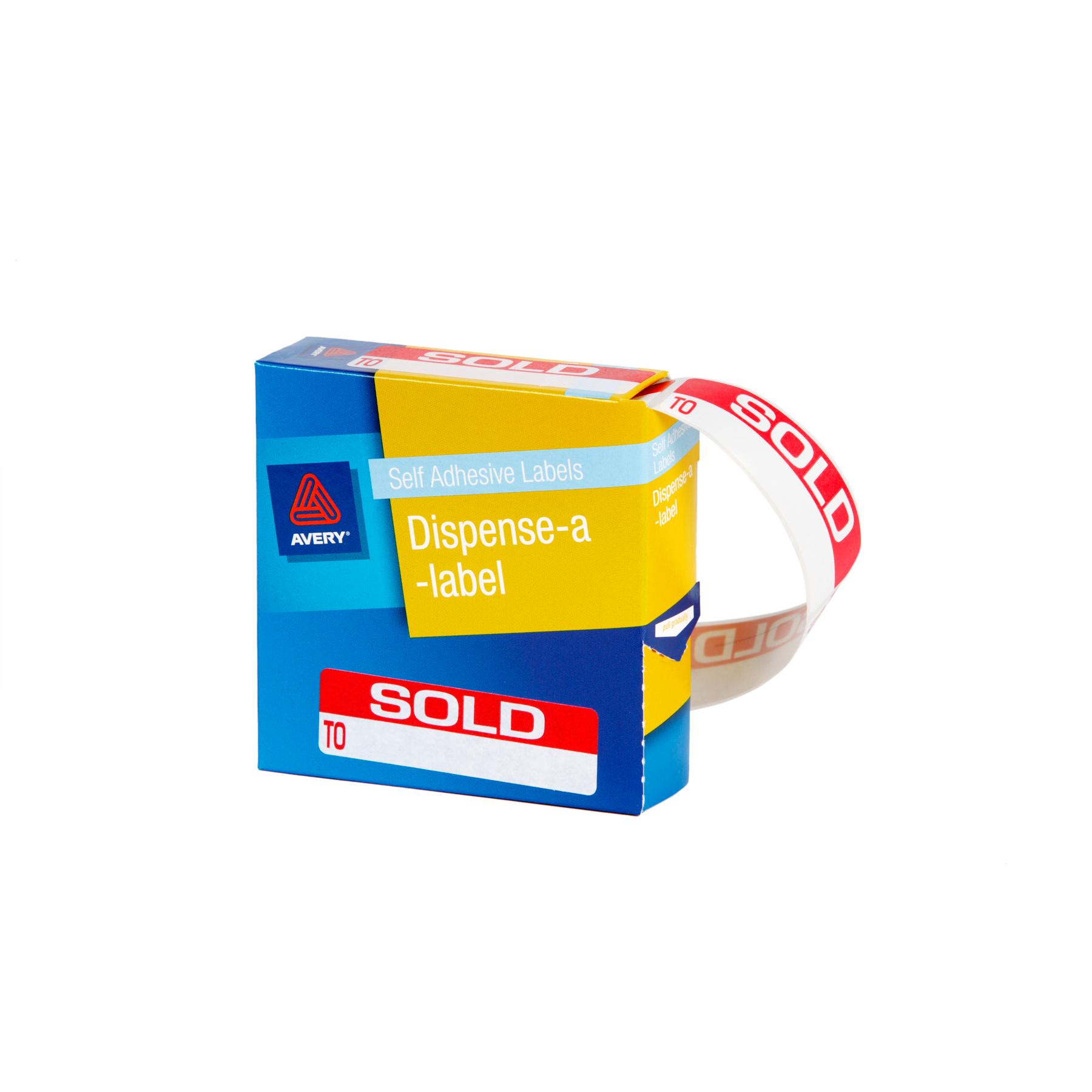 Avery "Sold To" Label 19x64mm