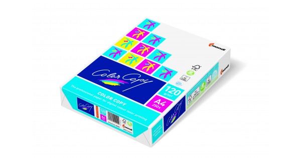 Copy paper color copy a4 120gsm pk250 white