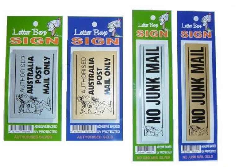 Sign auth. australia post mail only silver