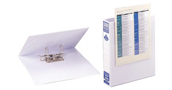 Lever arch file b/tone a4 70mm insert white