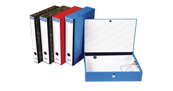Box file bantex f/c 70mm blue