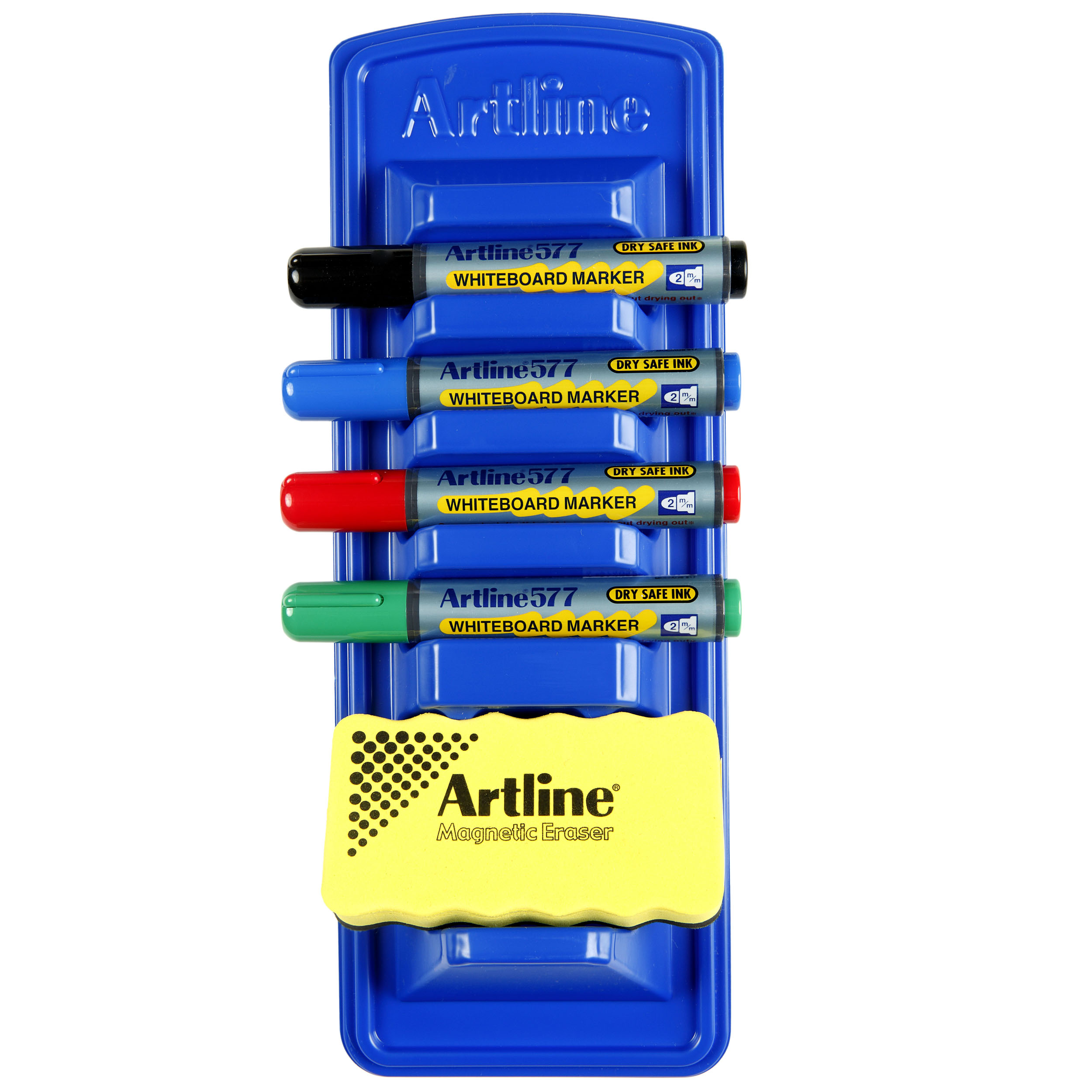 Whiteboard marker caddy kit artline