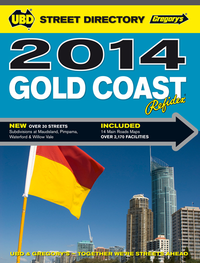 Street directory ubd/gre gold coast 18th ed refidex