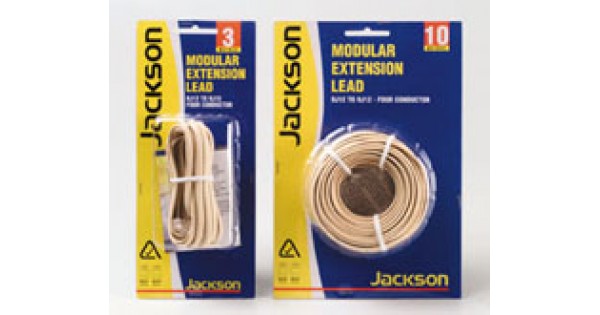 Extension lead modular jackson 10mtr rj12/rj12