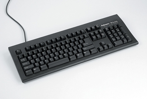 Computer keyboard fellowes basic 104 usb with microban