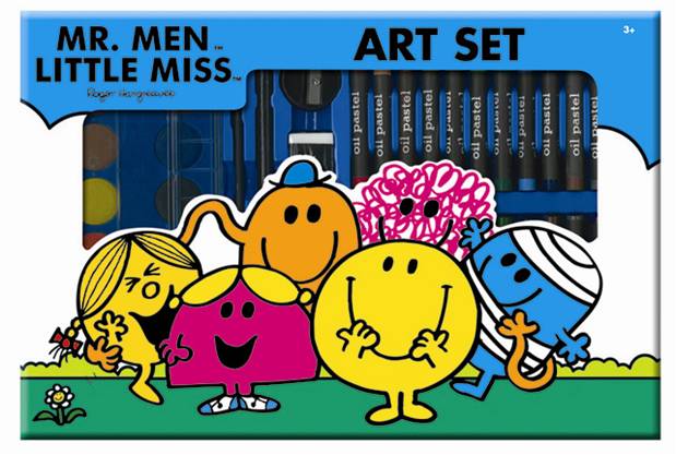 Art set mr men little miss series