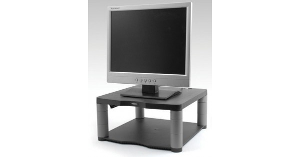 Computer monitor riser premium fellowes 5 height adj 9169401